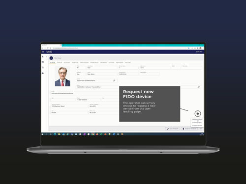 FIDO with MyID: Operator Experience - Intercede